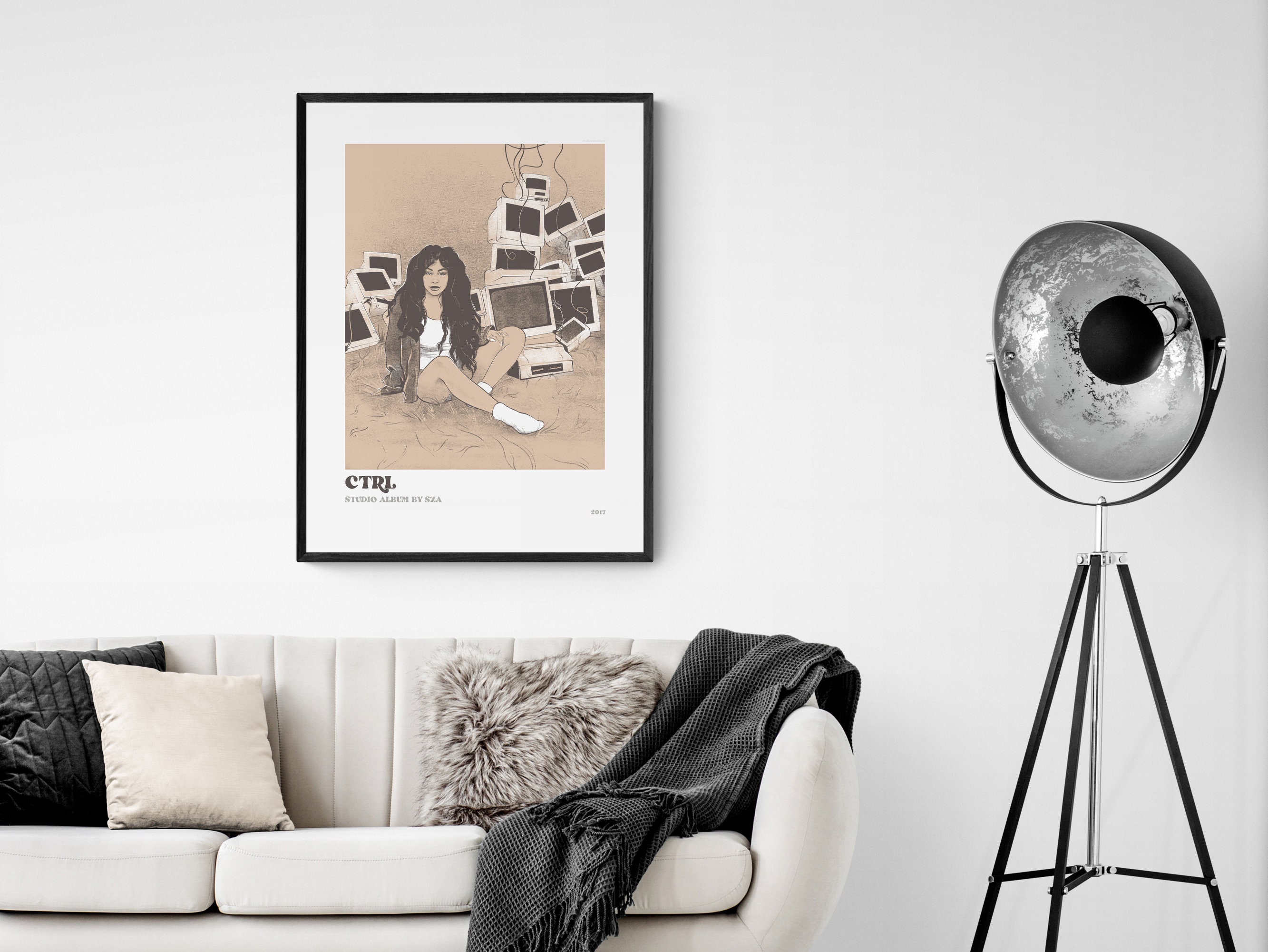 SZA Poster With the CTRL Album Cover Art is the Best Music - Etsy