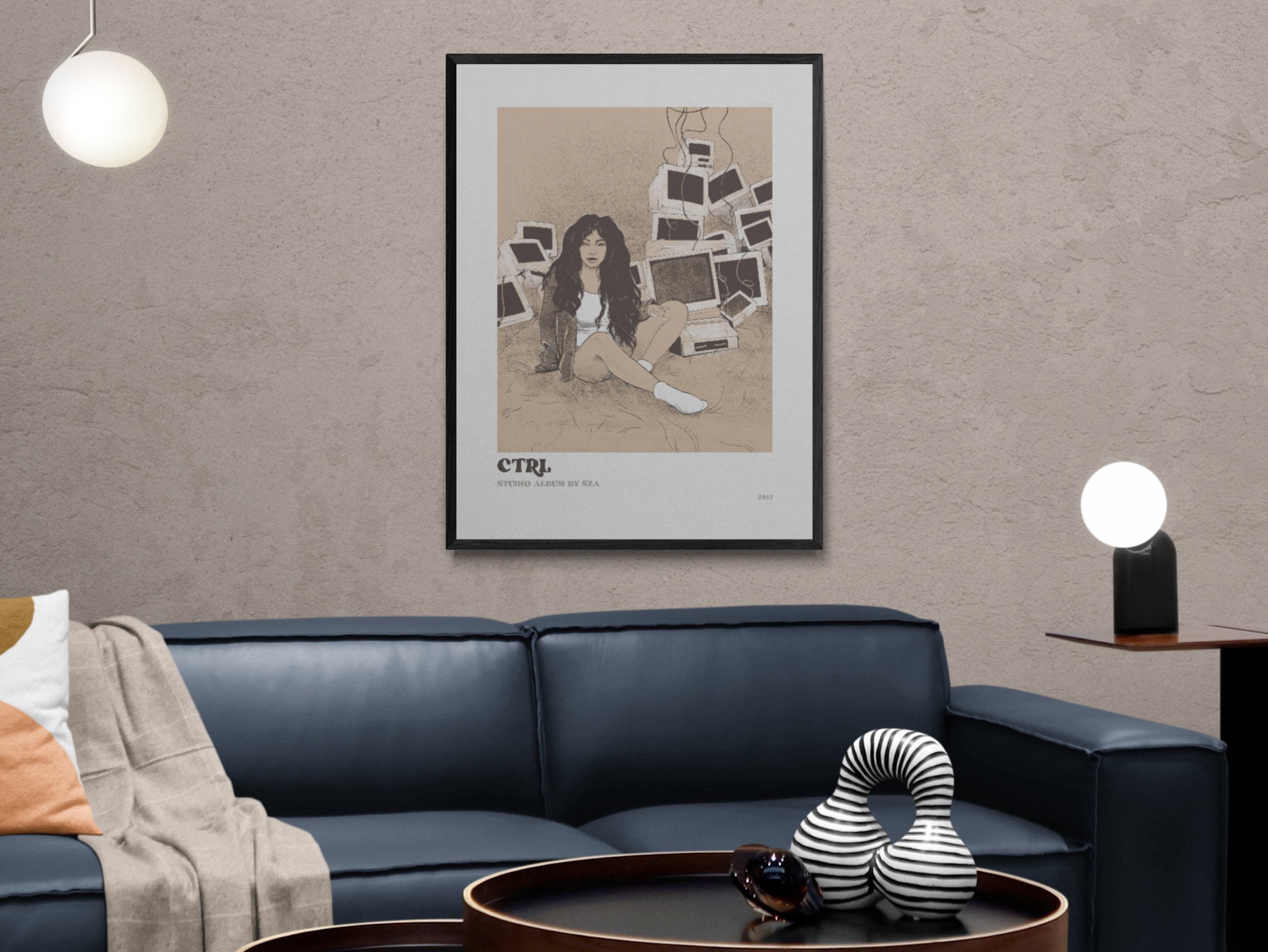 SZA Poster With the CTRL Album Cover Art is the Best Music - Etsy