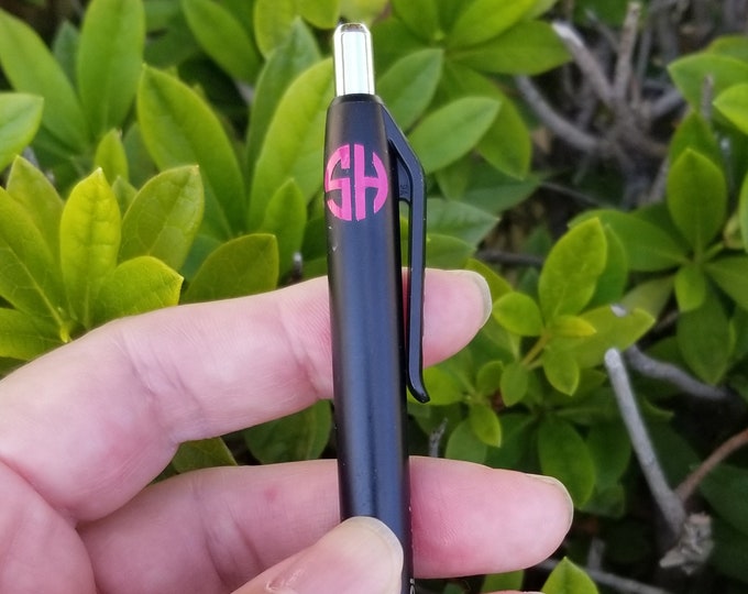 Monogram Decals for Pens, Pencil and More, 2 Letter Monogram, Sheet of ...