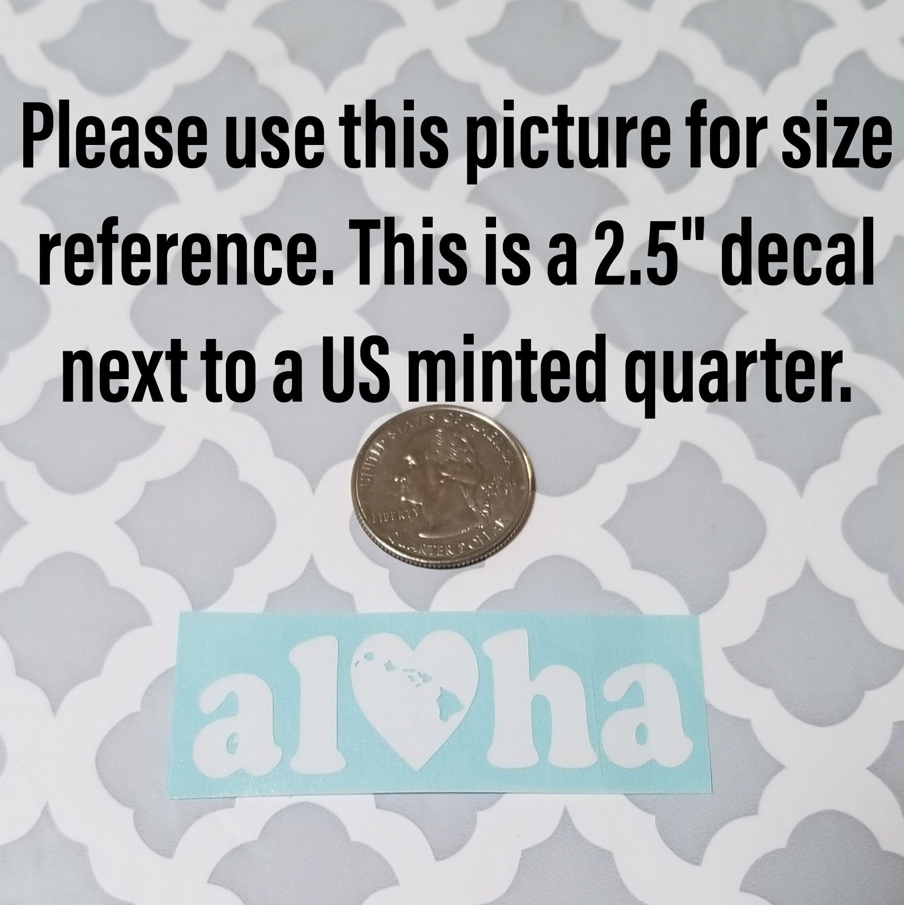 Aloha Hawaiian Islands Vinyl Decal Aloha Decal Car Window - Etsy