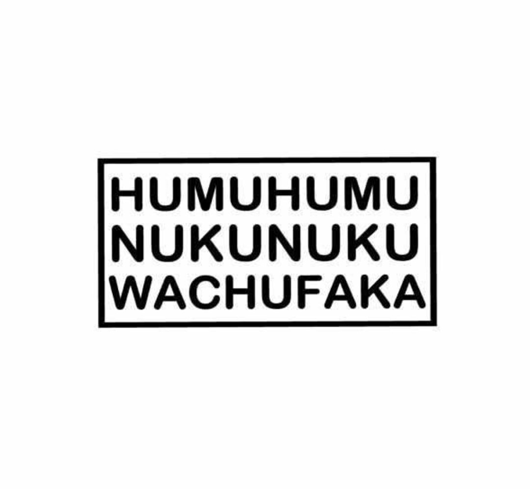 Humuhumu Nukunuku Wachufaka Sticker, Permanent Adhesive Vinyl Decal ...