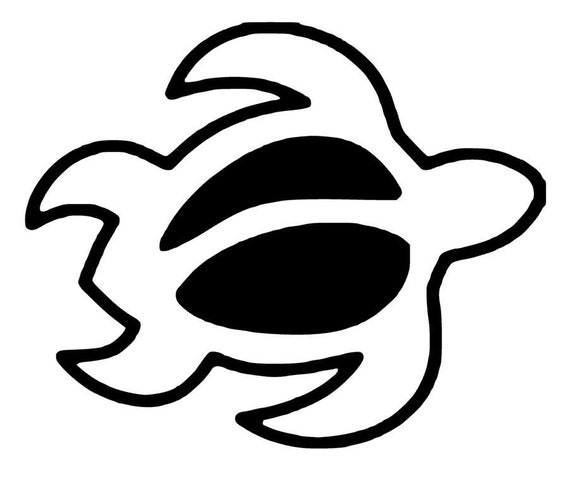 Hawaiian Turtle Decals