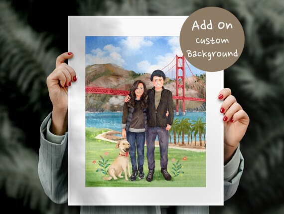 ADD ON Custom Background Only - Etsy