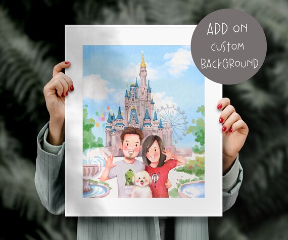 ADD ON Custom Background Only | Etsy