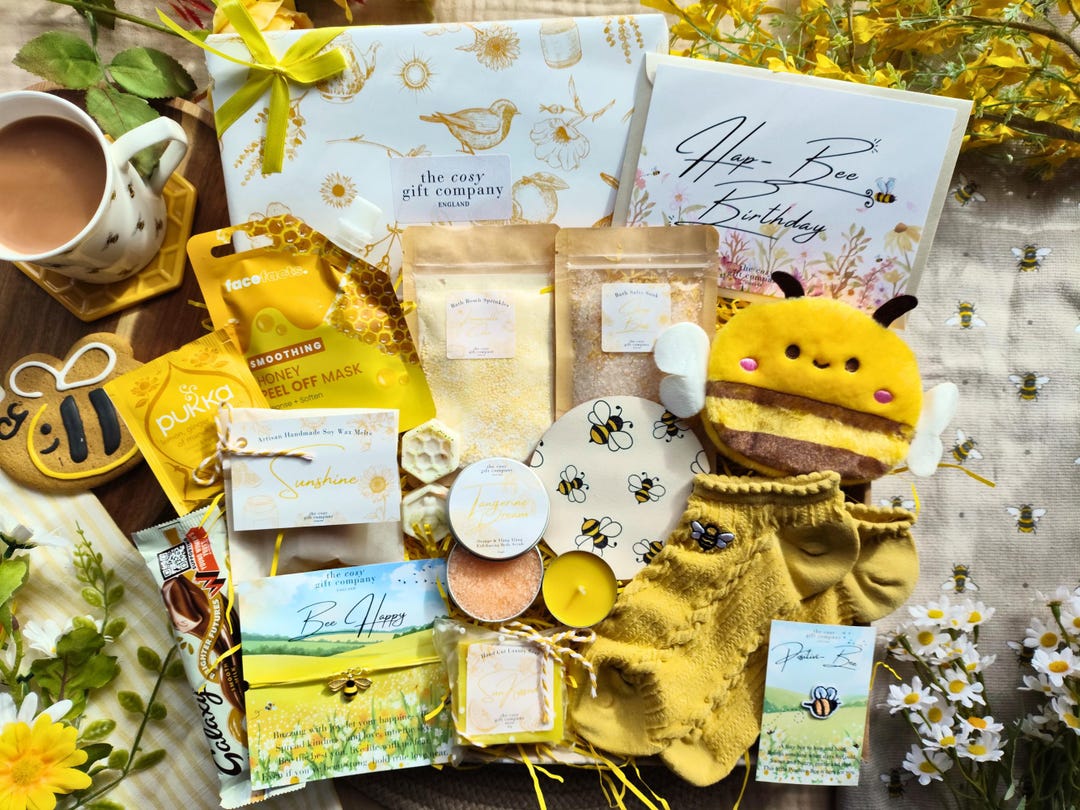 BEE PAMPER HAMPER: Self Care Hug in A Box for Her | Letterbox Birthday ...