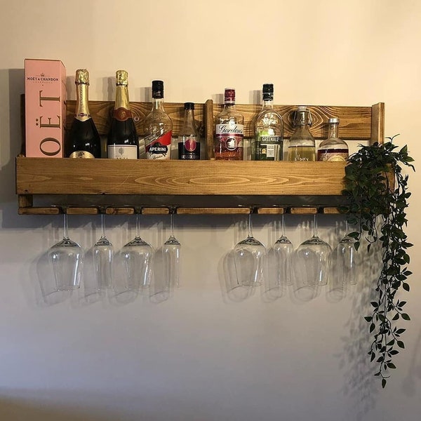 Floating Bar Shelf - Etsy UK