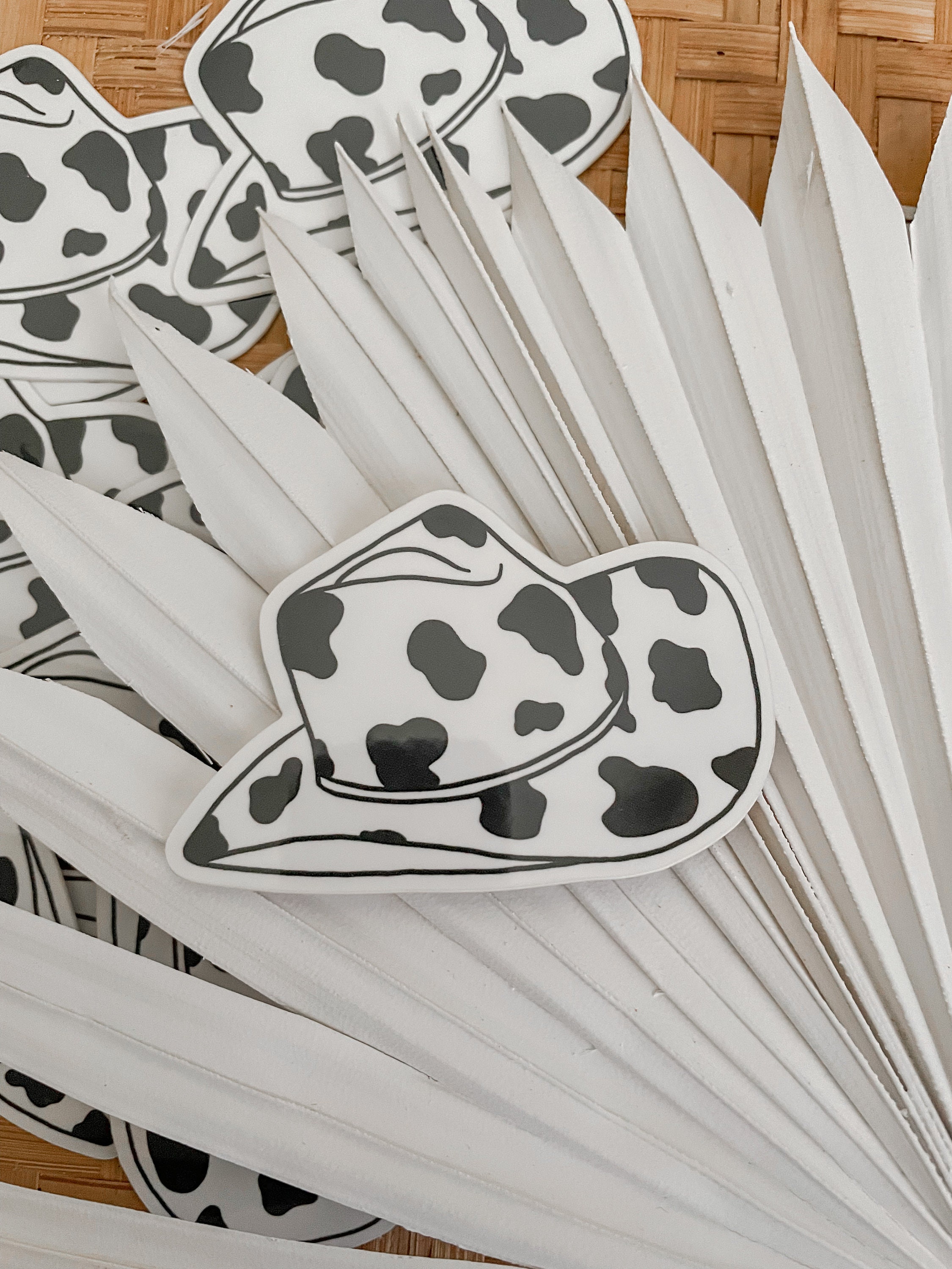 Cowboy Hat Sticker | Cow Print Sticker | Die-cut Sticker | Laptop ...