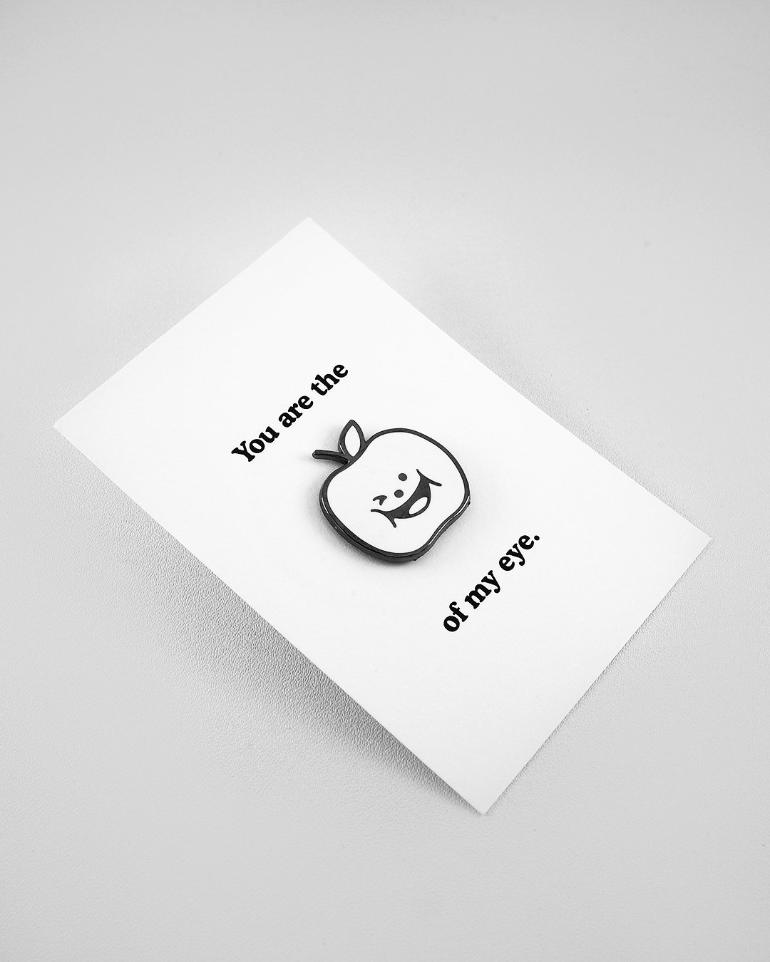 Apple Hard Enamel Pin Etsy 