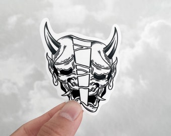 Samurai Warrior Bushido Fighter Japanese Oni Kiss-cut Stickers - Etsy