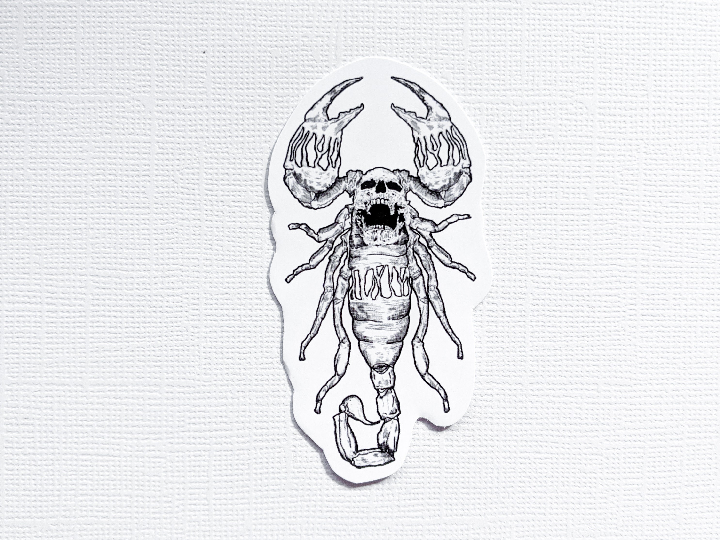 Scorpio Vinyl Sticker Zodiac Stickers | Etsy