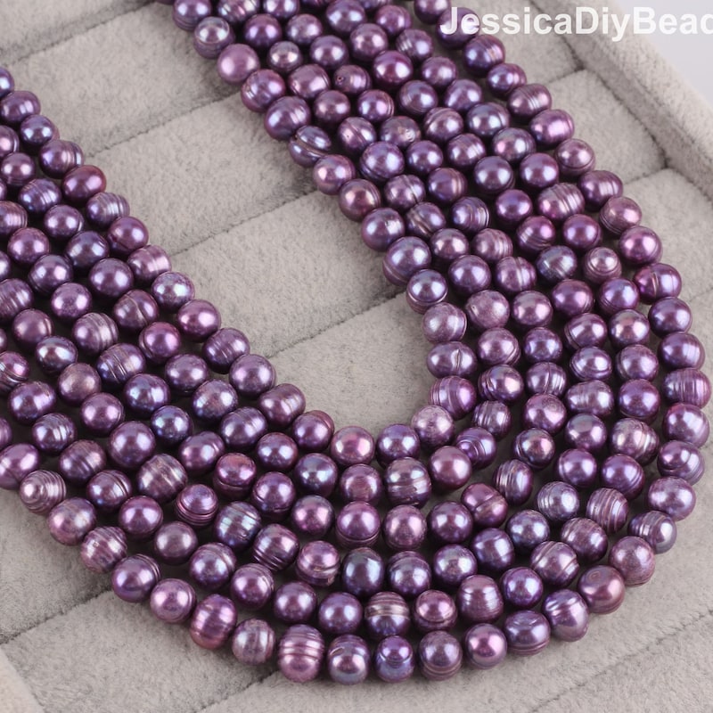Purple Pearls - Etsy