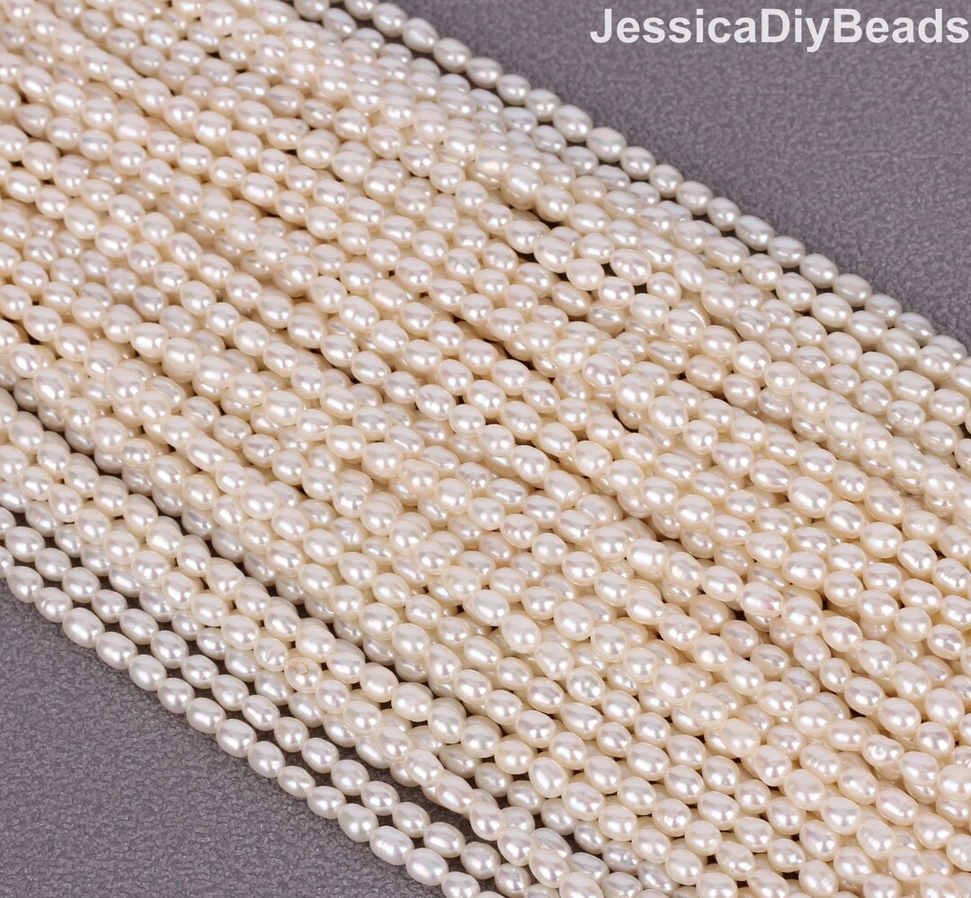 3.5-4mm AA+ White Small Pearl Beads,wedding Pearls,wholesale Natural ...