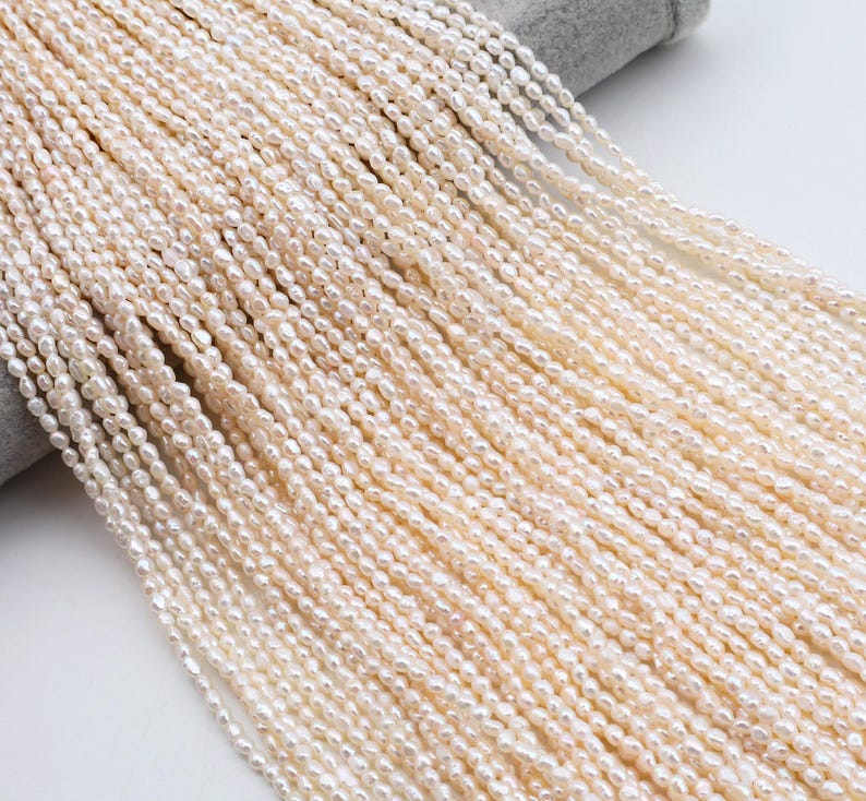 2.5-3mmnatural White Small Seed Pearl Beads,wholesale Natural ...