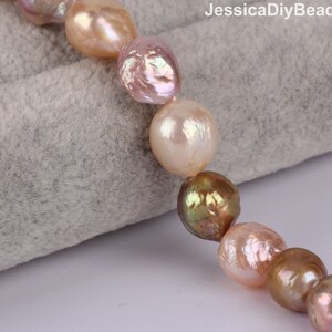9-11mm Full Strand Multi Color Edison Pearl Beads, Loose Nucleated ...