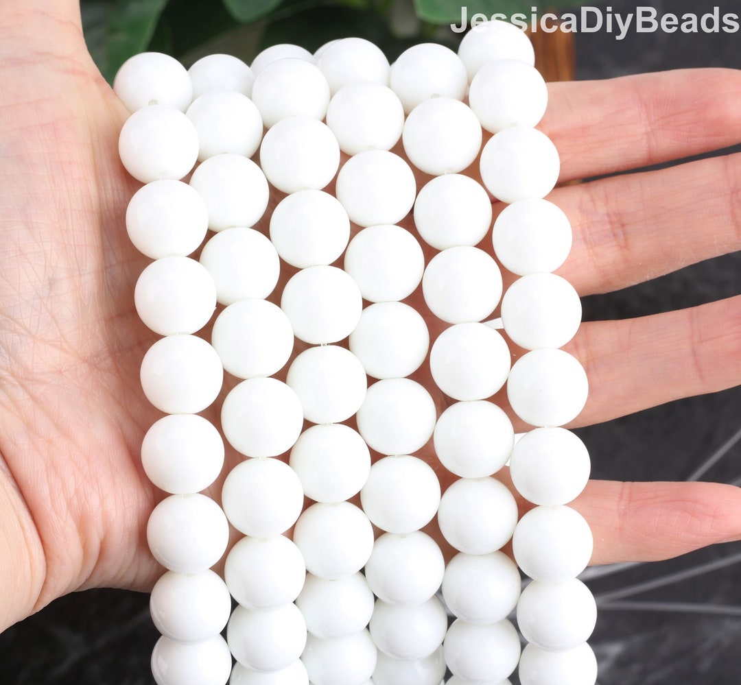 White Giant Clam Beads, Shell Beads, 4-12mm Tridacna Beads, Wholesale ...