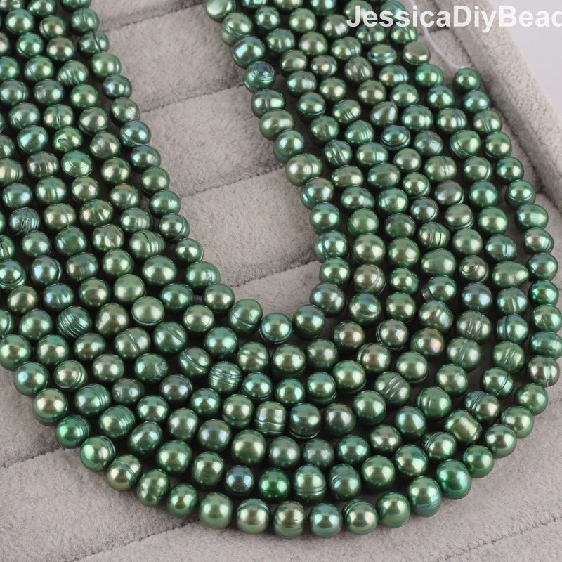 Green Pearl Jewelry - Etsy