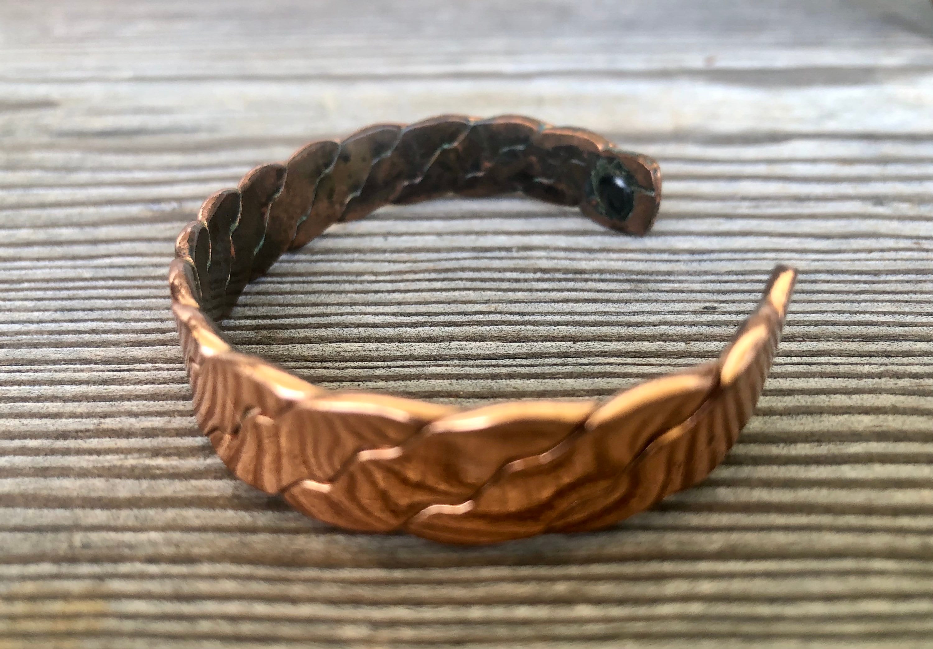 Vintage Copper Cuff Bracelet - Etsy