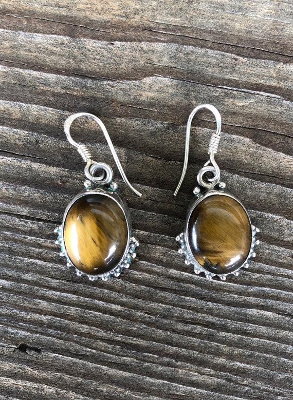 Sterling silver tigers eye - Gem