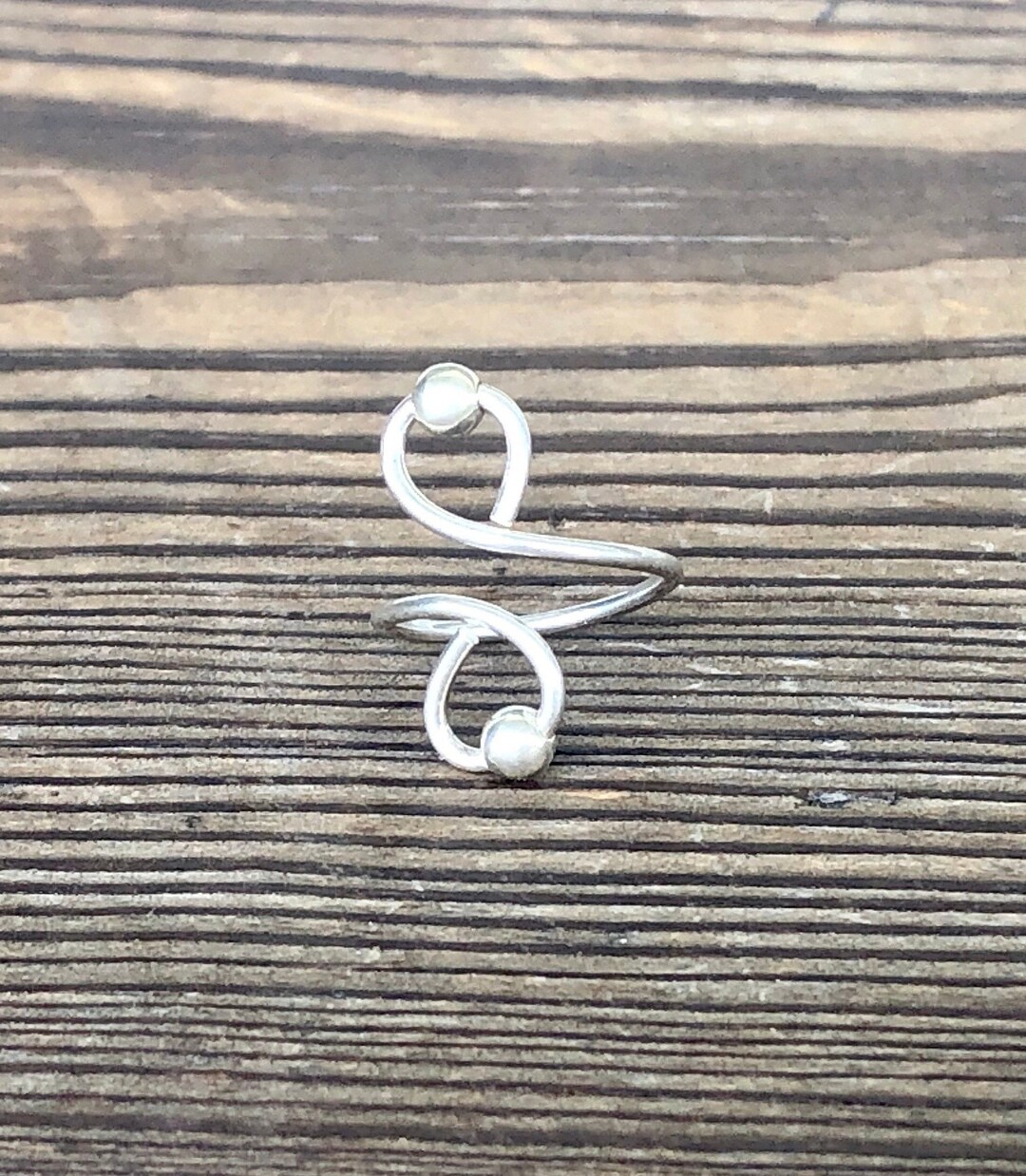 Sterling Silver Wire Wrap Ring - Etsy
