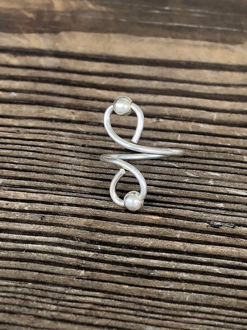 Sterling Silver Wire Wrap Ring - Etsy