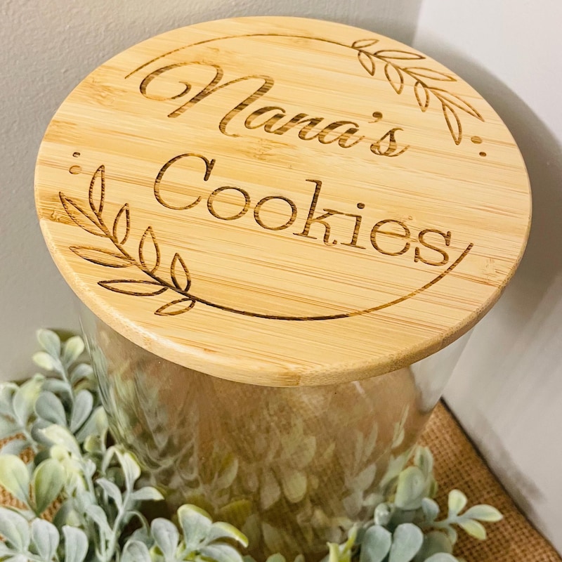 Christmas Cookie Jar Glass - Etsy