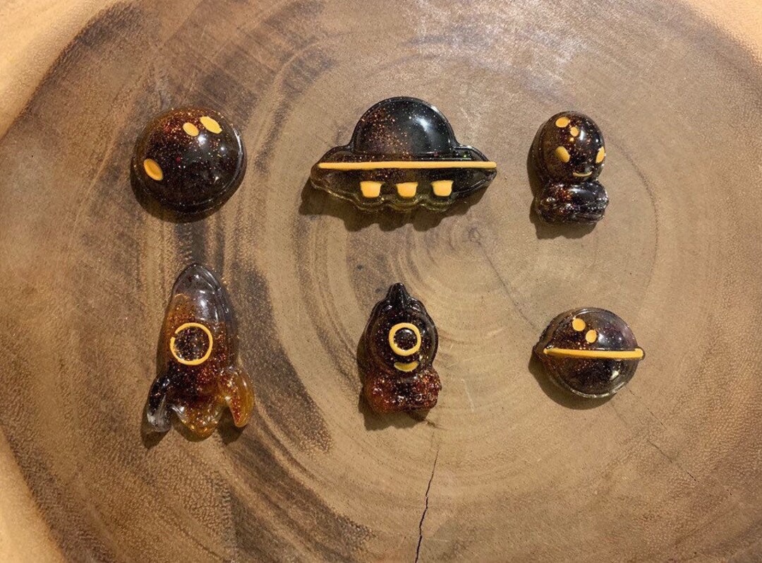Alien Magnets Refrigerator Magnets Resin Art - Etsy