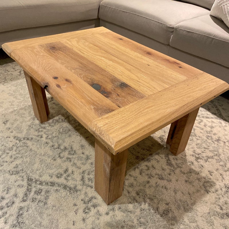 Oak Coffee Table - Etsy