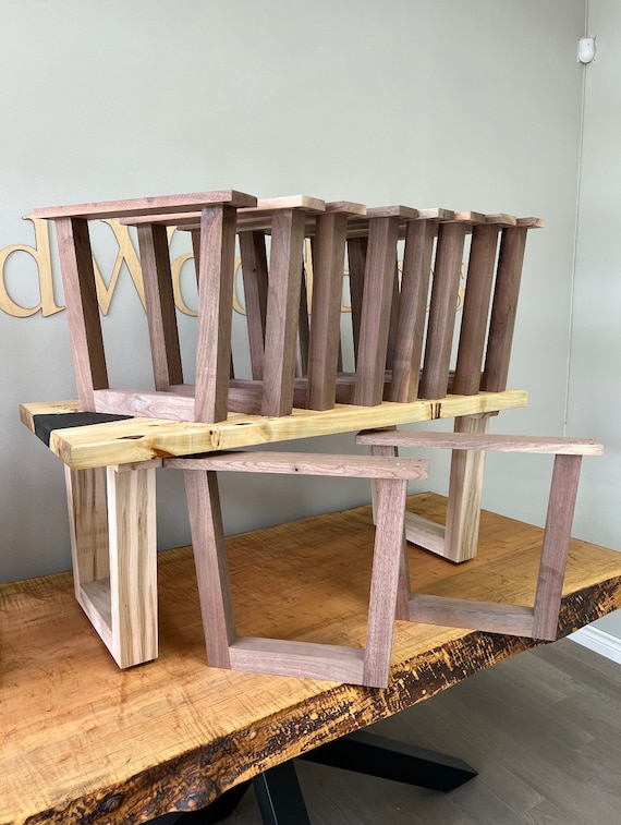 Solid Walnut Table Legs