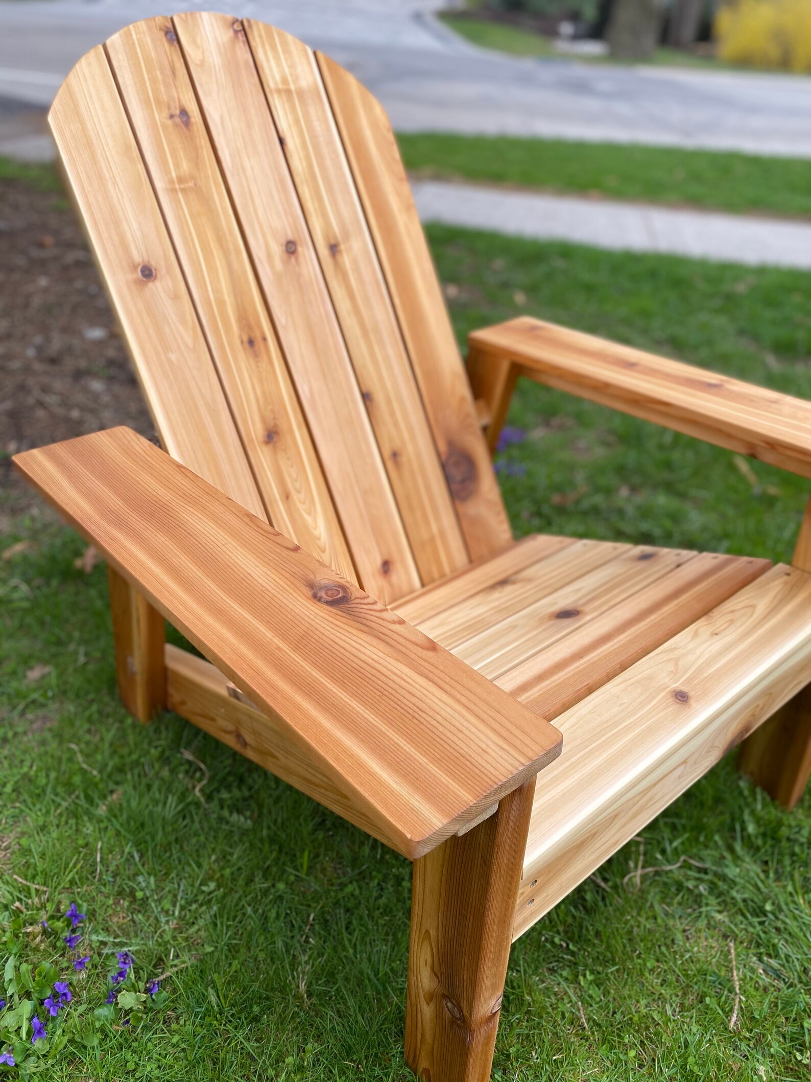 Wooden Hand Made Cedar Muskoka adirondack Chairs - Etsy