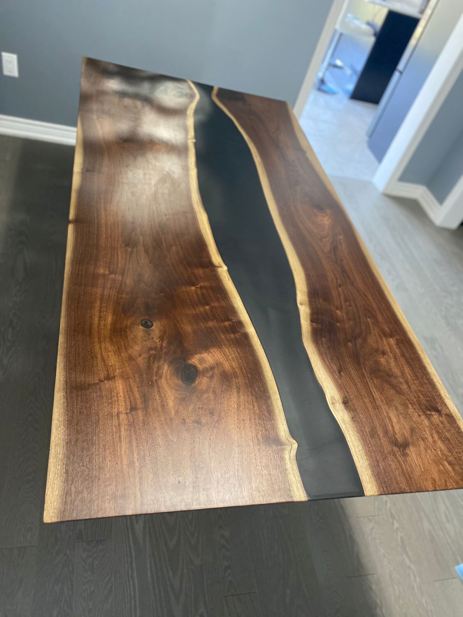 Walnut River Table - Etsy