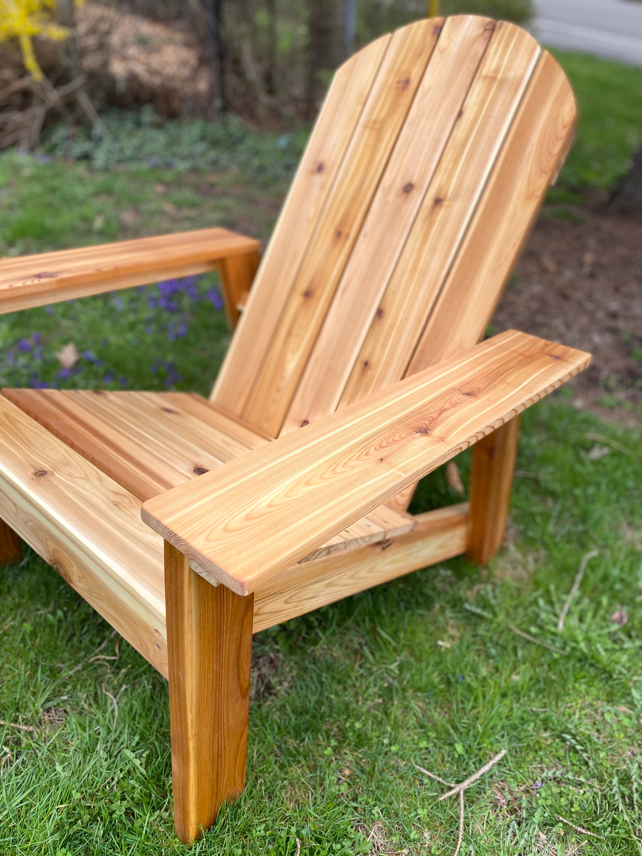 Wooden Hand Made Cedar Muskoka Adirondack Chairs | Etsy