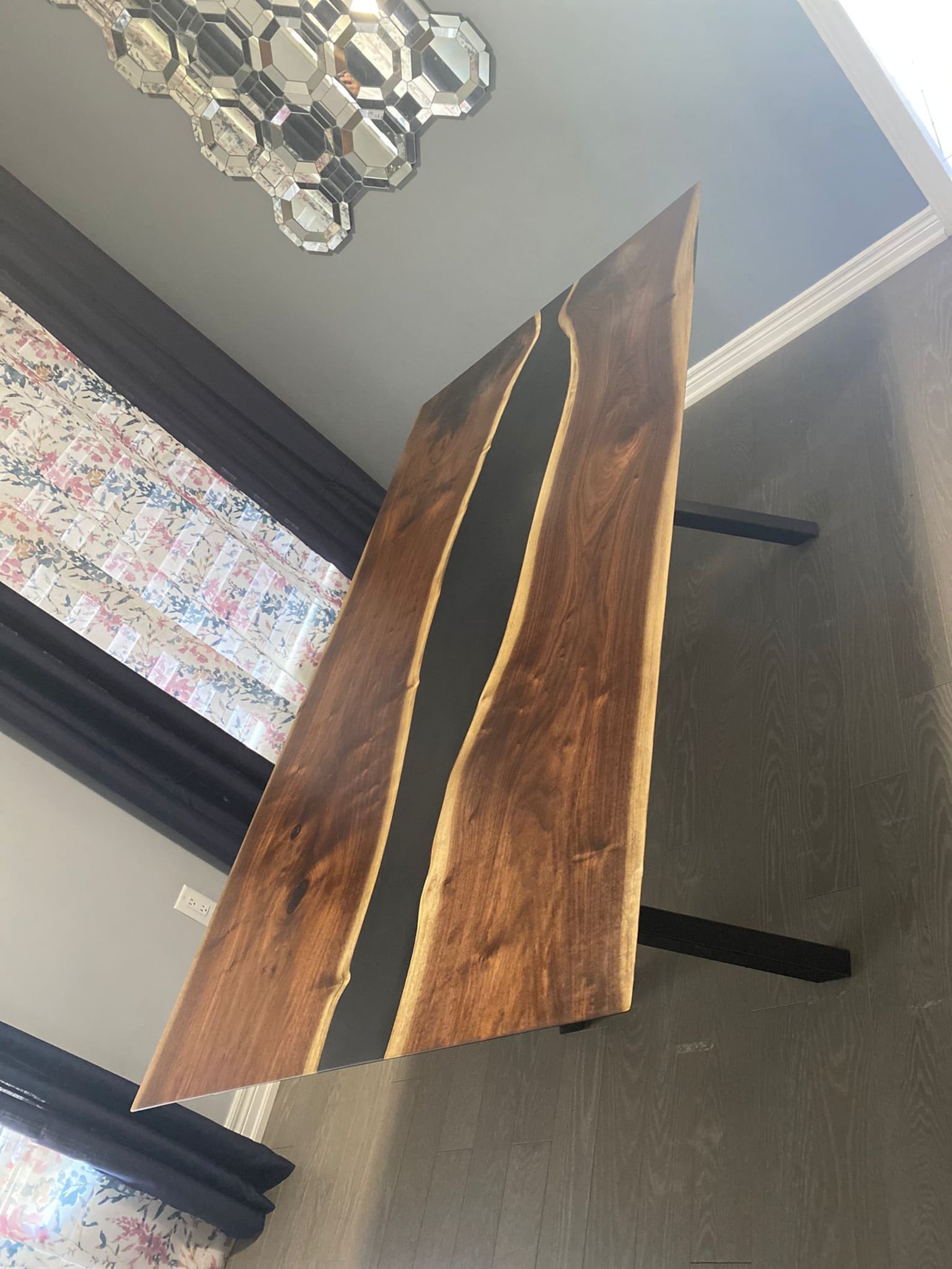 Walnut River Table - Etsy