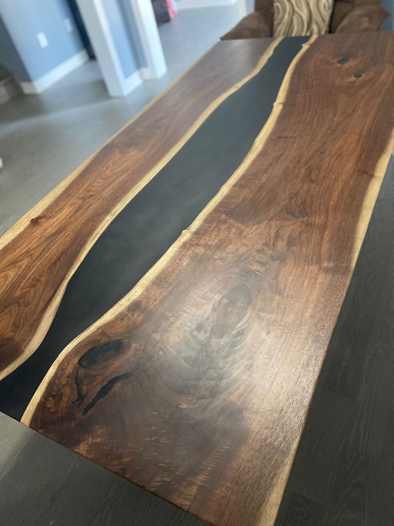Walnut River Table - Etsy
