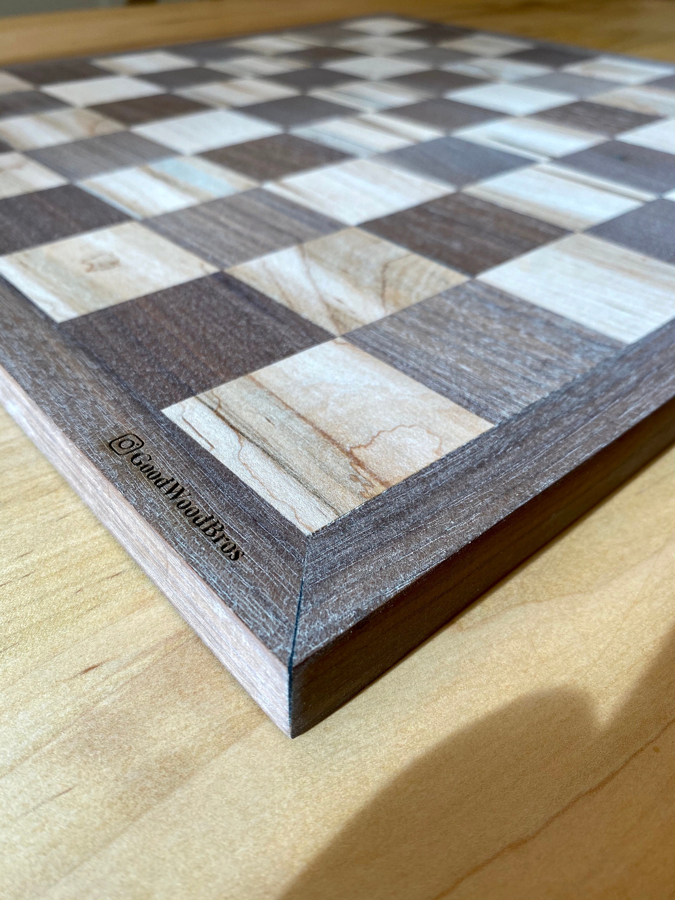 Solid Wood Custom Hand Crafted Chess Board - Etsy