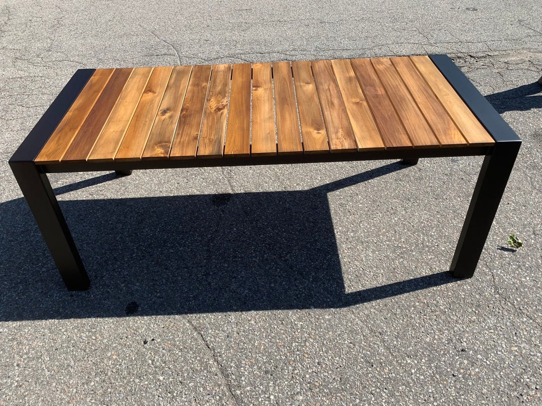 Outdoor Teak Table - Etsy