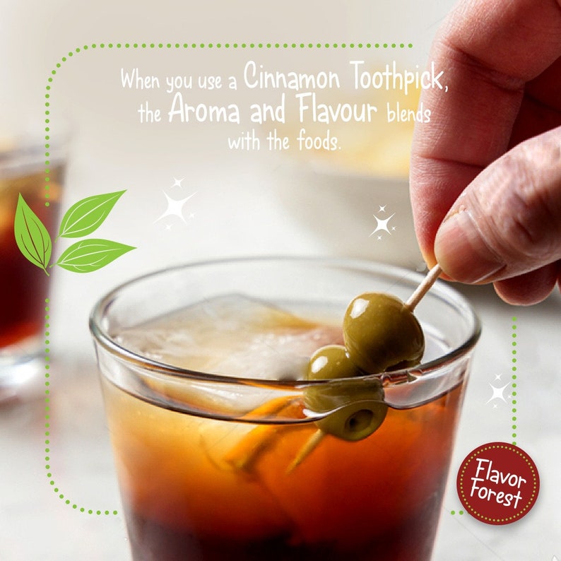 Ceylon Cinnamon Toothpicks, Party-time Toothpicks, 200 Counts, Cinnamon ...