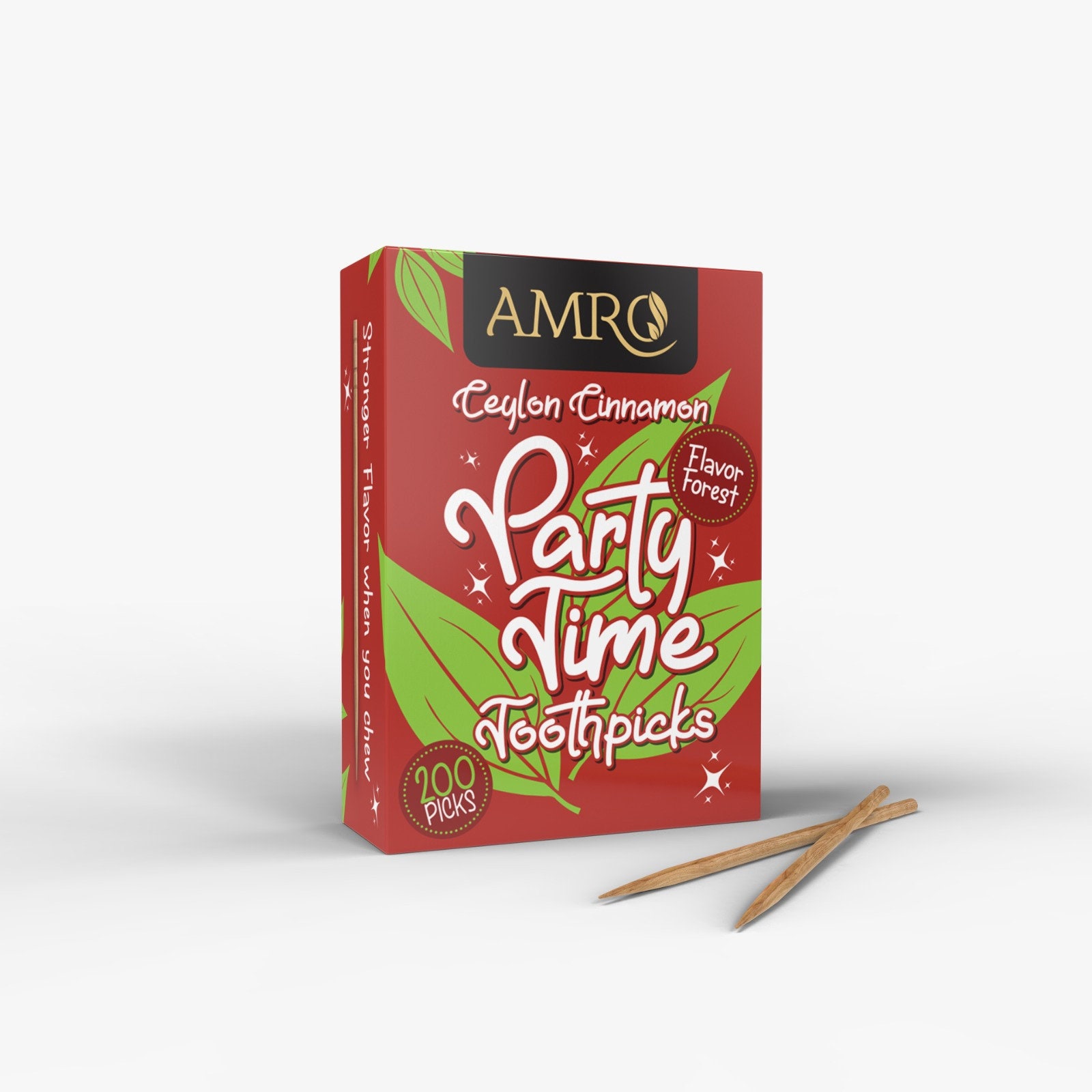 Ceylon Cinnamon Toothpicks, Party-time Toothpicks, 200 Counts, Cinnamon ...