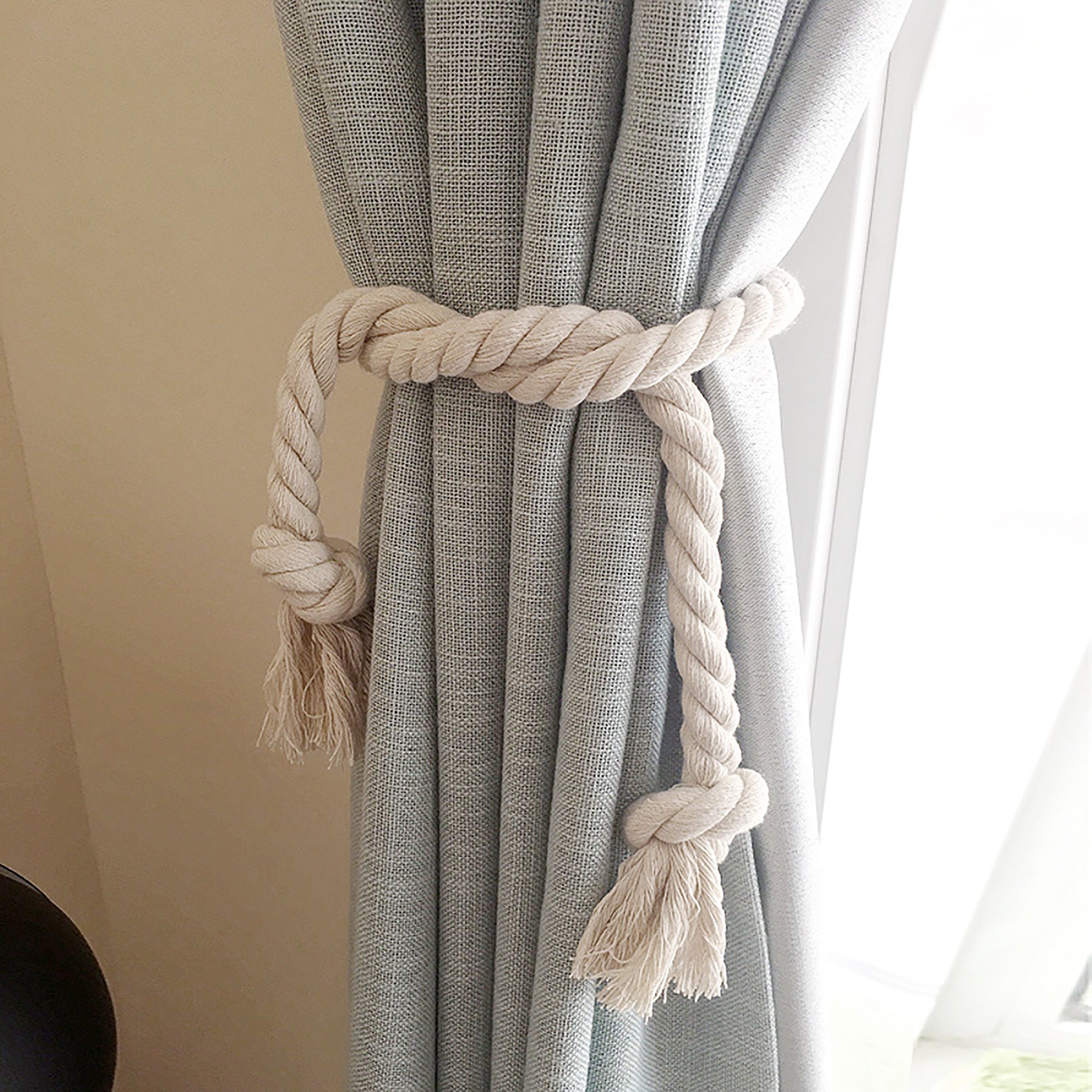 Cotton Rope Curtain StrapsCotton Curtain Holder Rope Curtain | Etsy