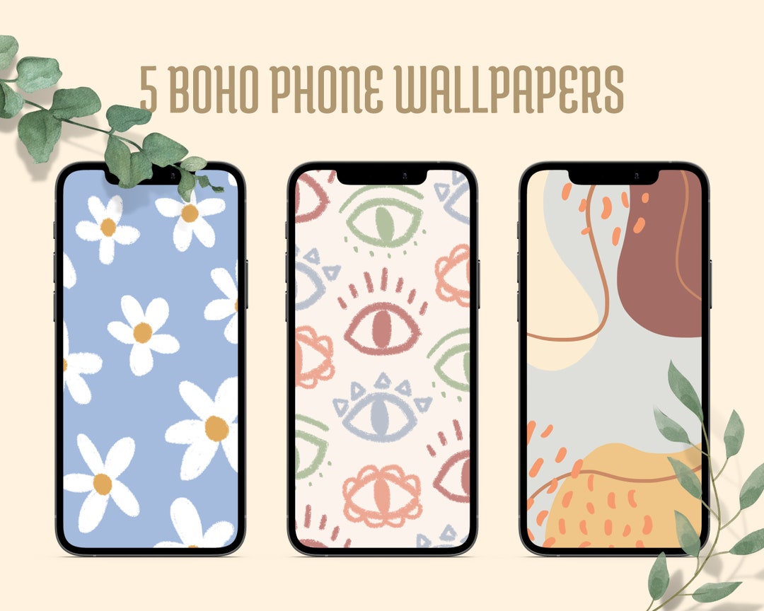Boho Wallpapers for Phone, Neutral Screensaver for Android, Five ...