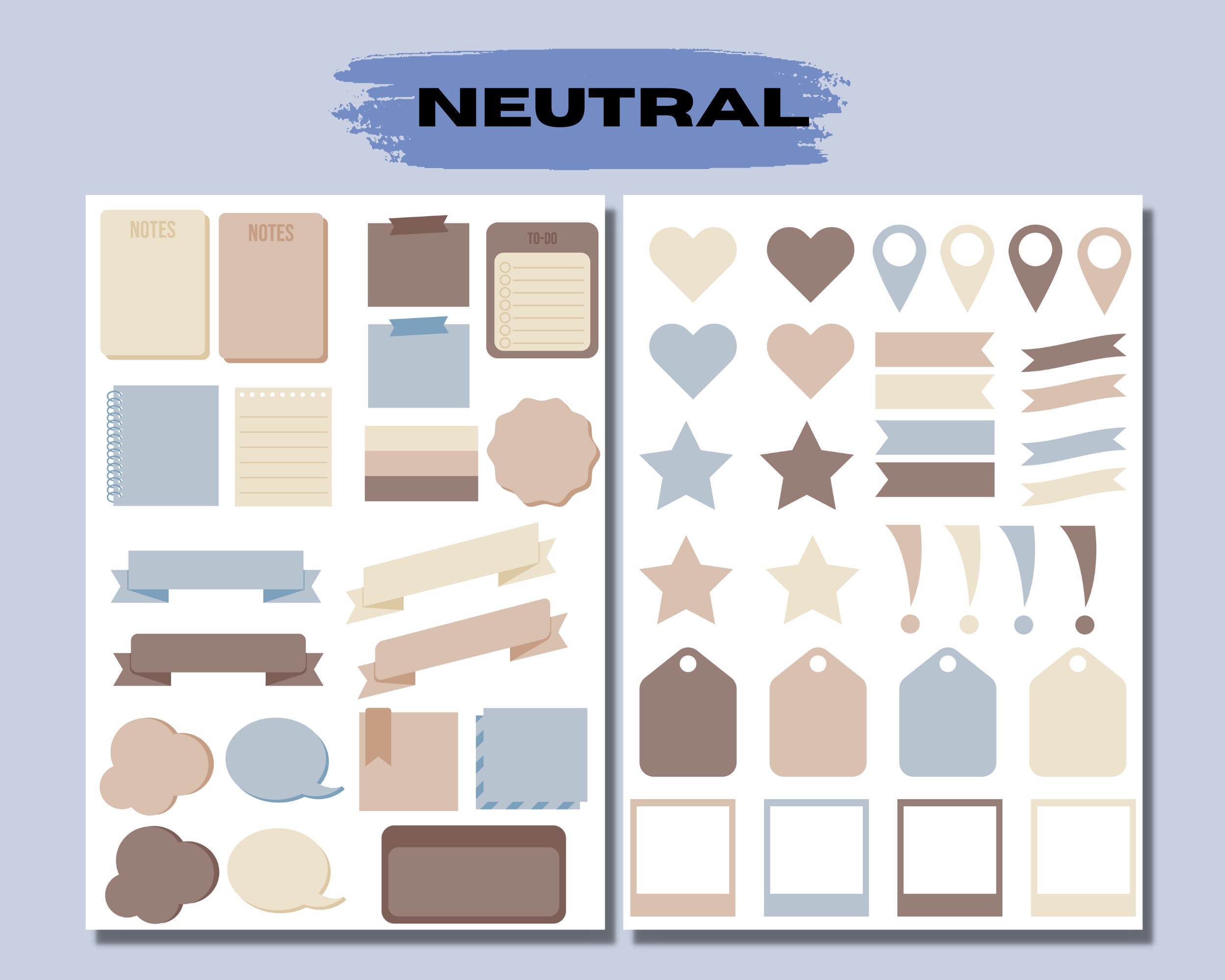 250+ Digital Stickers for Your Notes, Digital Stickers Bundle ...