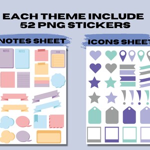 250+ Digital Stickers for Your Notes, Digital Stickers Bundle ...
