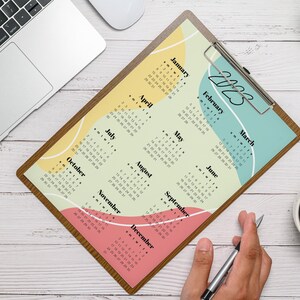 2023 Printable Wall Calendar, Office Calendar for Your Desk, Digital ...