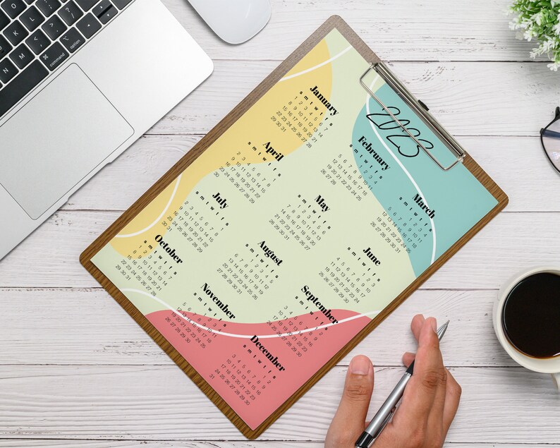 2023 Printable Wall Calendar, Office Calendar for Your Desk, Digital ...