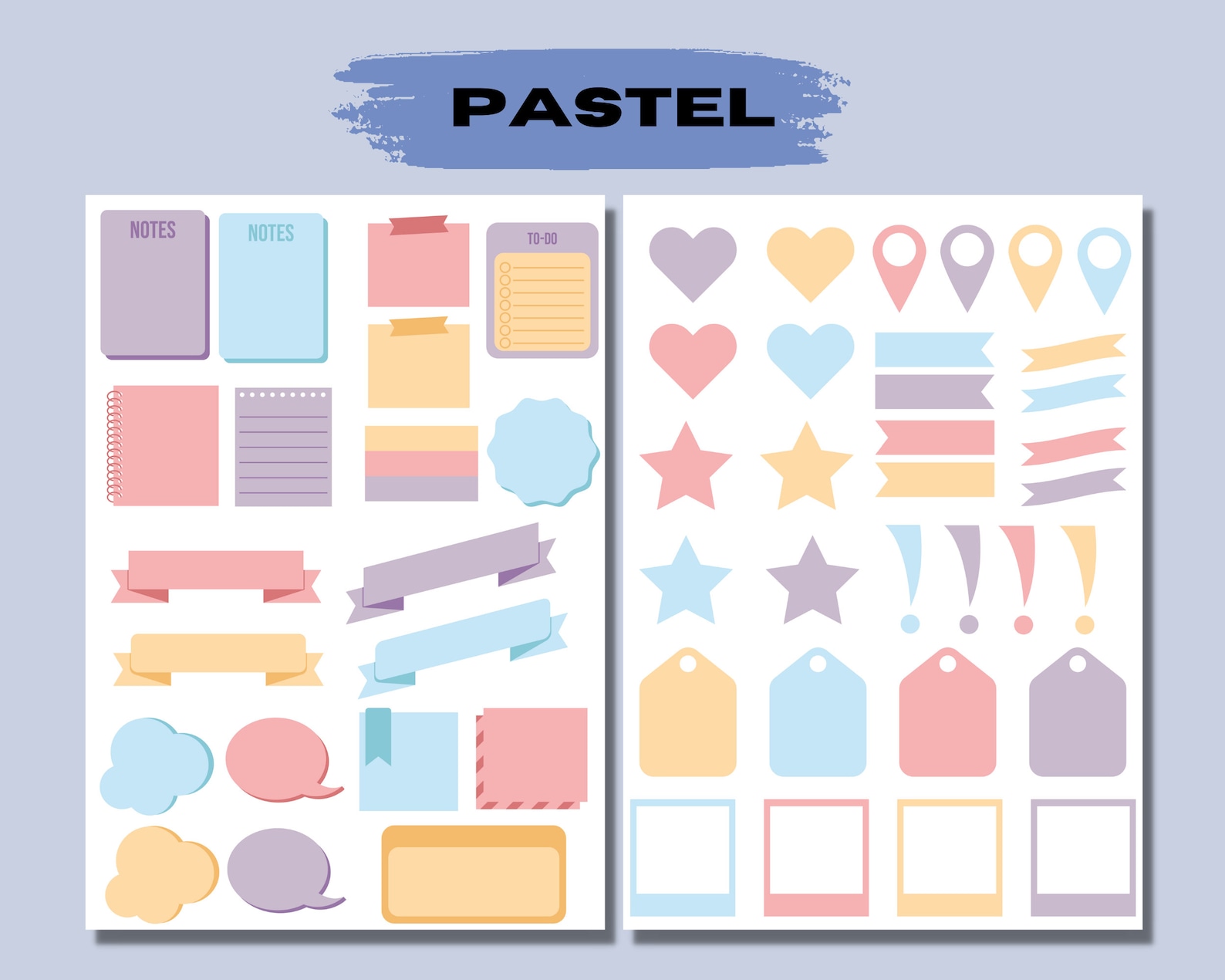 250+ Digital Stickers for Your Notes, Digital Stickers Bundle ...