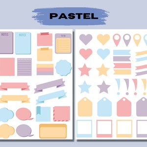 250+ Digital Stickers for Your Notes, Digital Stickers Bundle ...