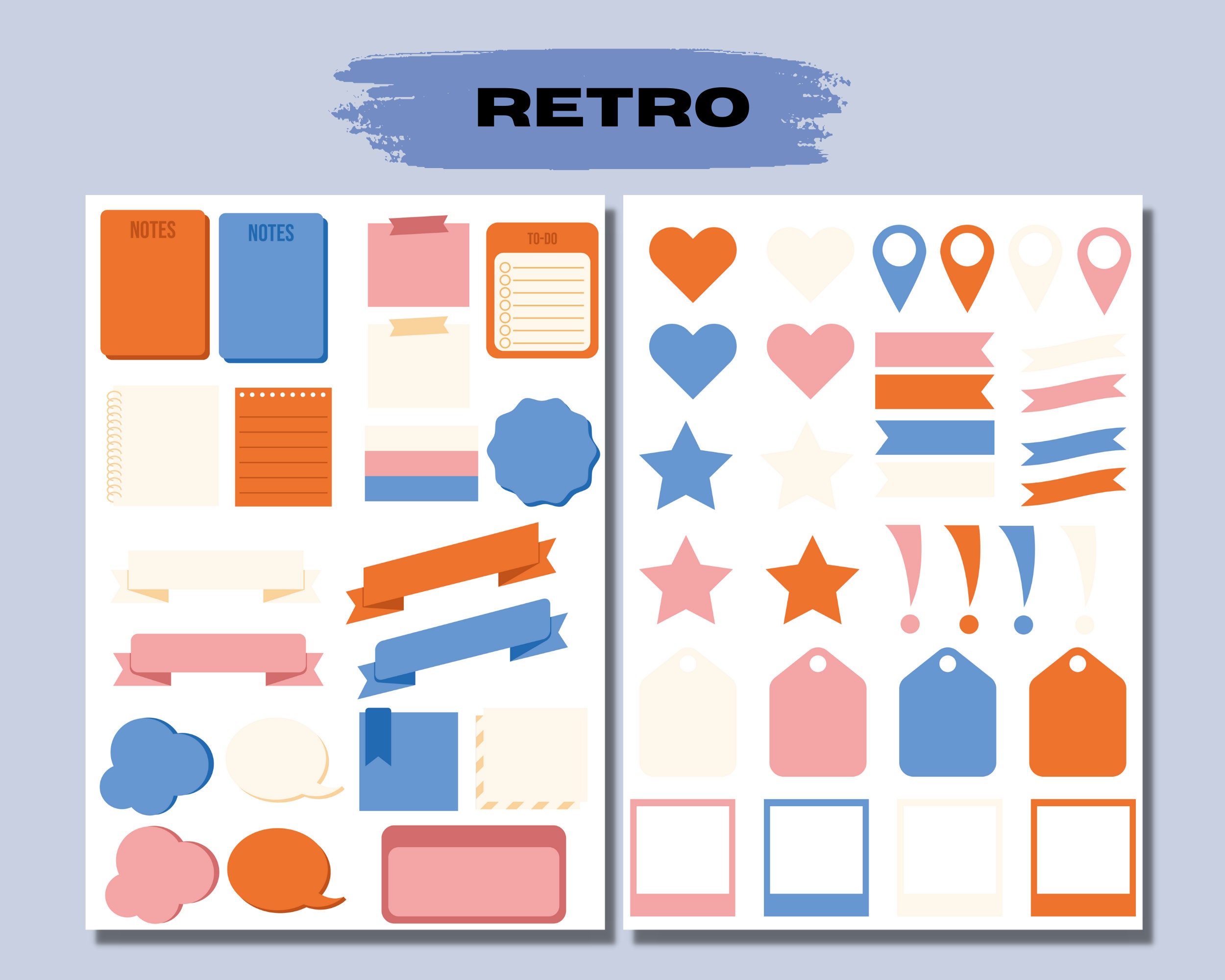 250+ Digital Stickers for Your Notes, Digital Stickers Bundle ...