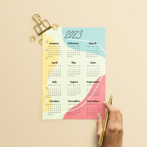 2023 Printable Wall Calendar, Office Calendar for Your Desk, Digital ...