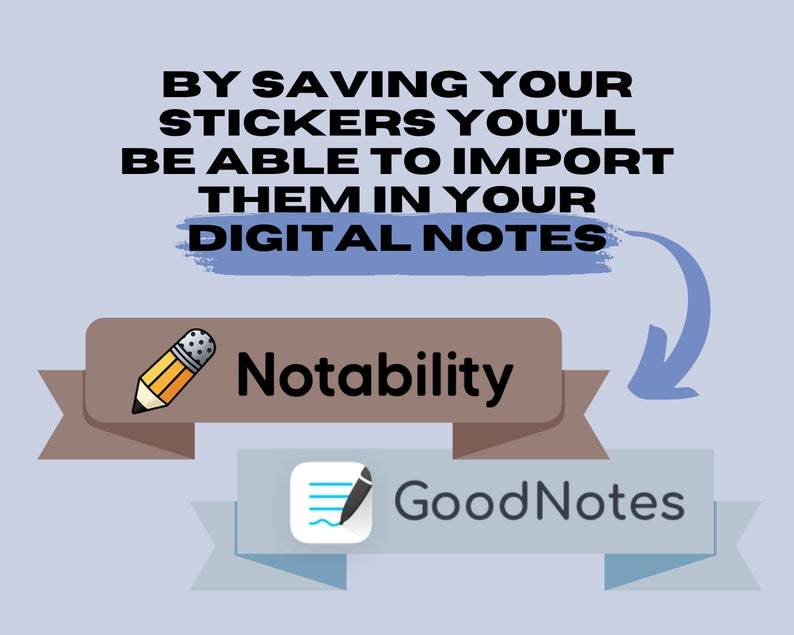 250+ Digital Stickers for Your Notes, Digital Stickers Bundle ...