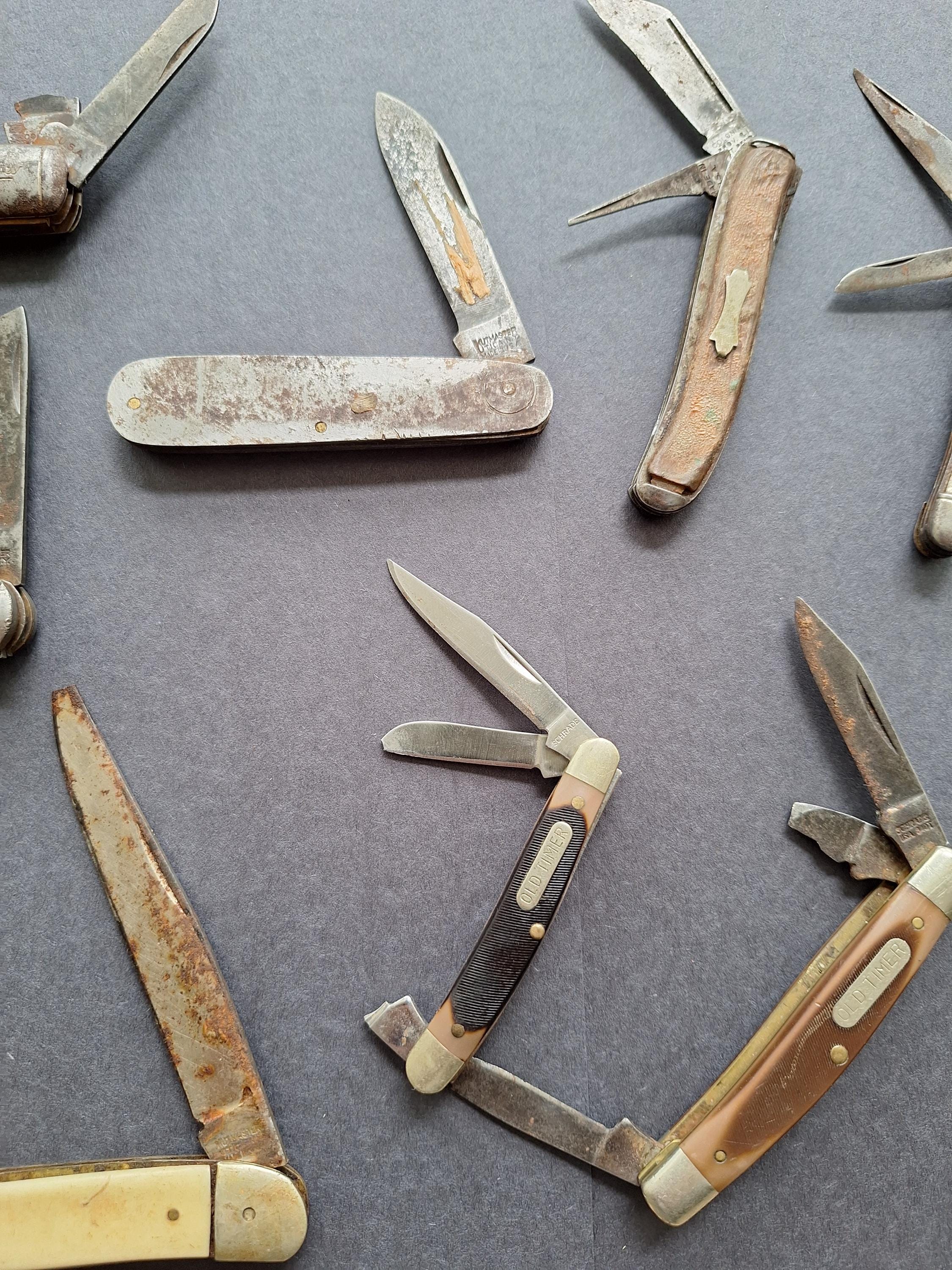 Vintage Mostly USA Parts Lot Pocket Knives Old Timer Imperial Barlow - Etsy