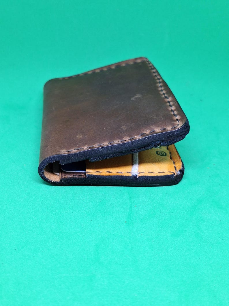 Rawlings Logo Baseball Glove Wallet Card Holder Upcycle Vintage Bifold ...